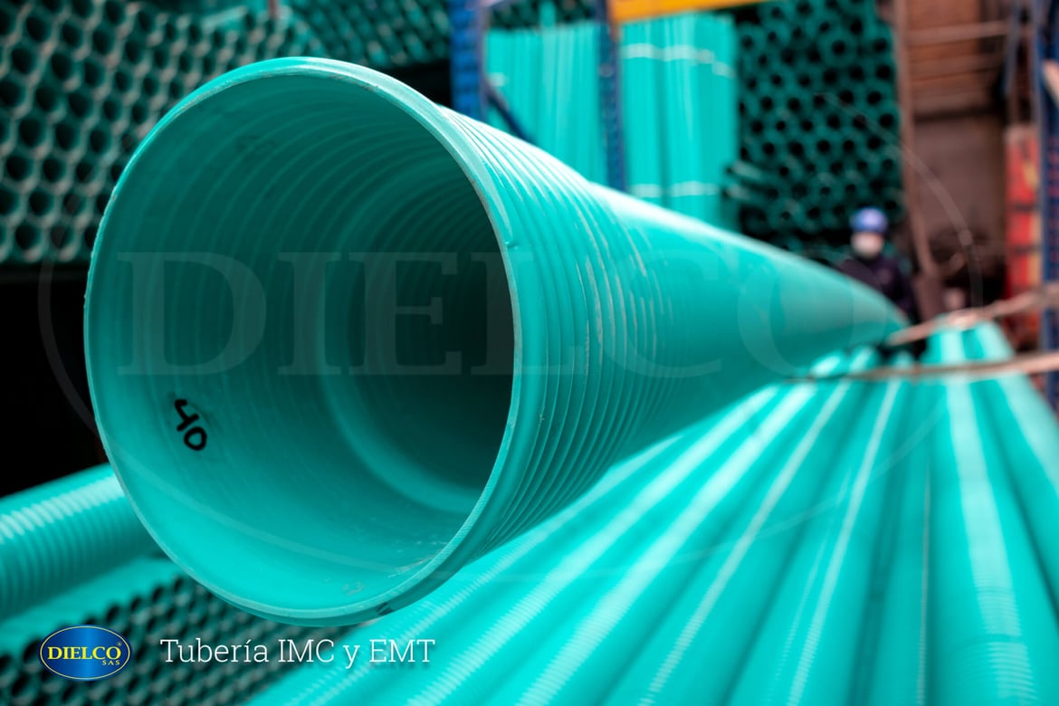 Dielco tuberia corrugada PVC