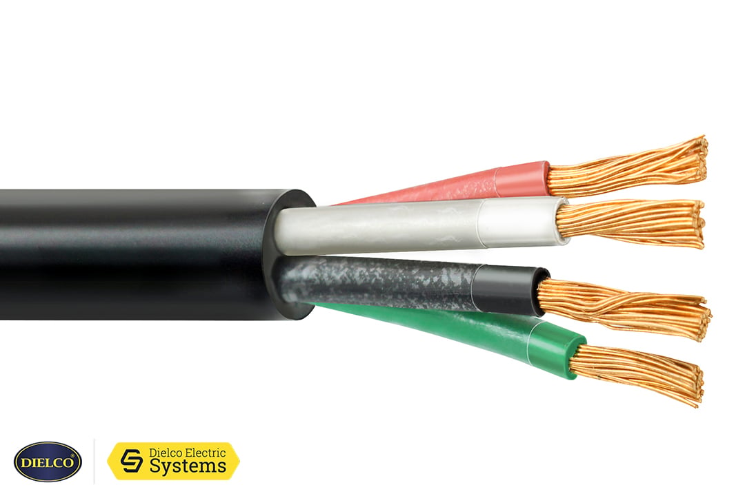 Dielco cable encauchetado 4 x 4